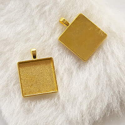 Buy Online Gold Bezels Pendant for making jewelry | Diy | Resin Art ...