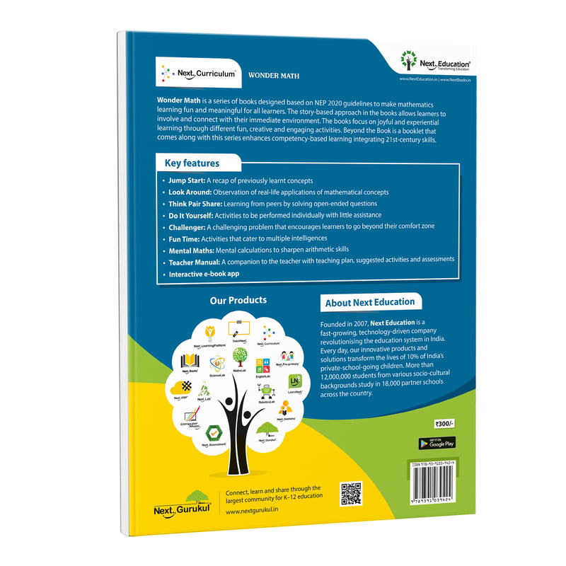 Buy Wonder Math TextBook for CBSE class 4 Book A (NEP) Edition - Next ...