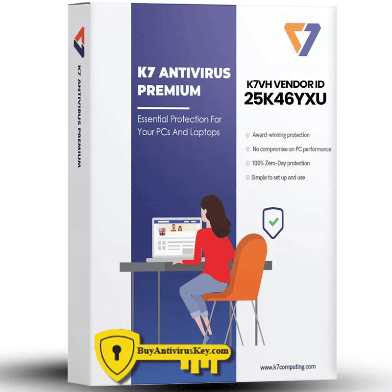 K7 Antivirus Premium (1 PC, 1 Year) Key Card