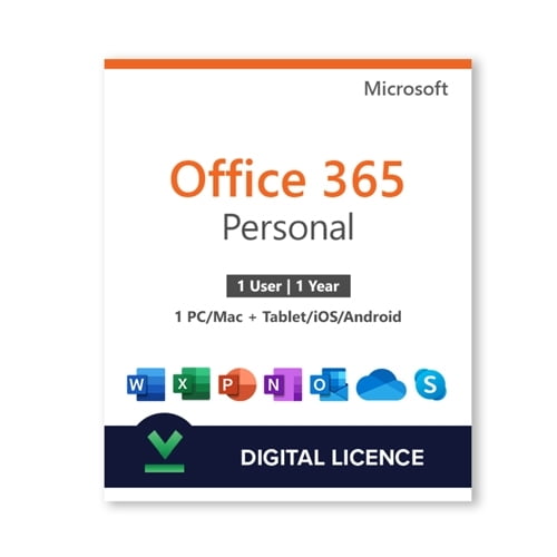 Microsoft Office 365 Personal | 1-Year Subscription