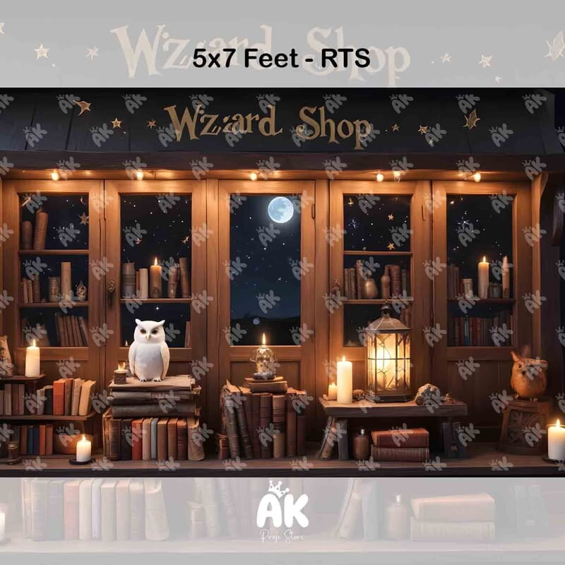 Fabric BabyBackdrop - Wizard Shop